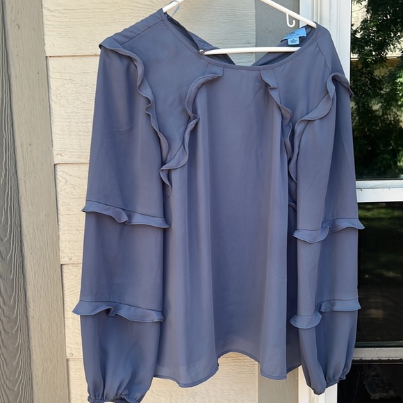 CeCe | Tops | Cece Ruffle Blouse | Poshmark
